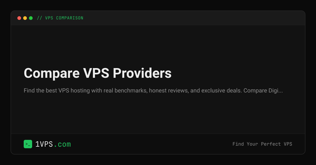 VPS Coupon Codes & Promo Deals 2026 | 1VPS.com